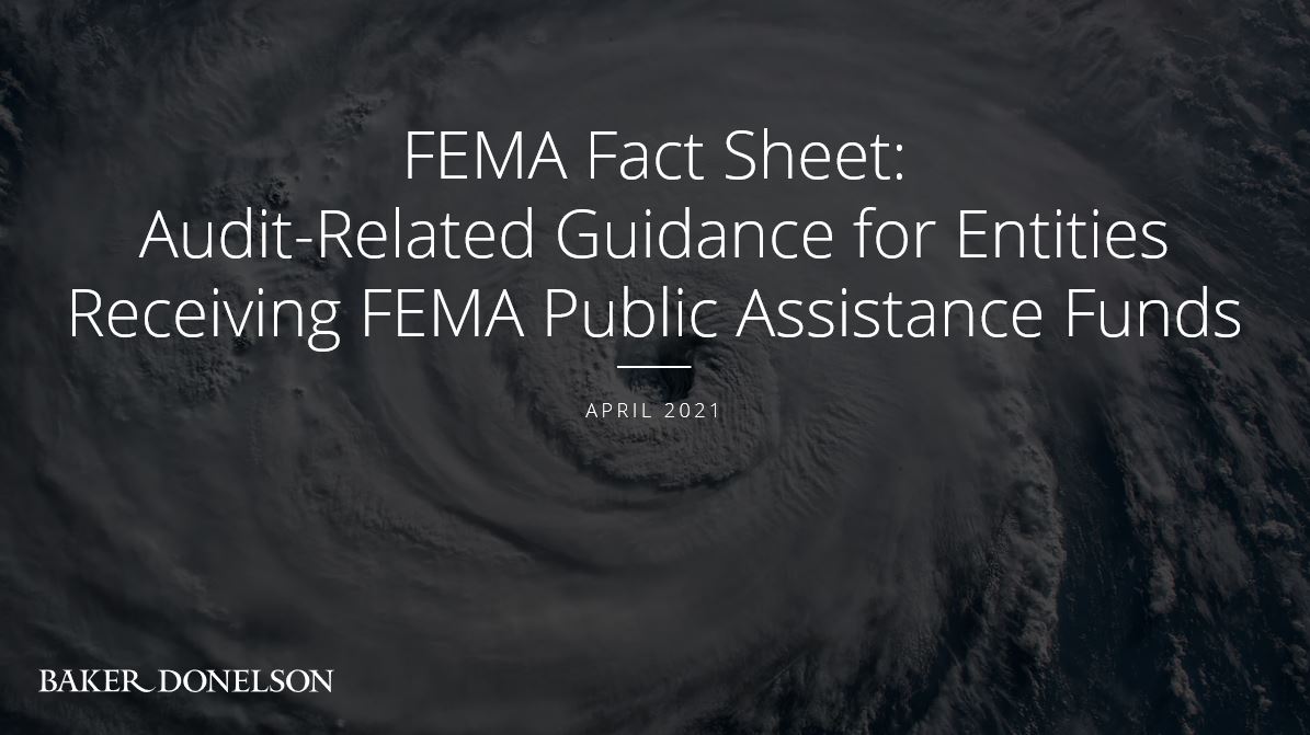 FEMA Fact Sheet: Audit-Related Guidance for Entities Receiving FEMA ...