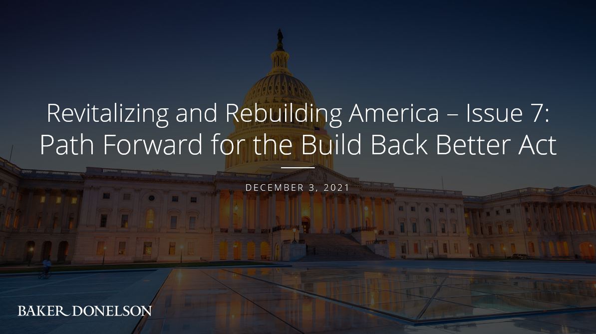Revitalizing and Rebuilding America – Issue 7: Path Forward for the ...