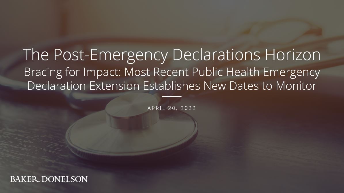 Bracing for Impact: Most Recent Public Health Emergency Declaration ...