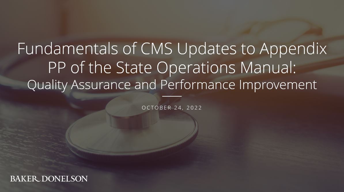 Fundamentals of CMS Updates to Appendix PP of the State Operations ...