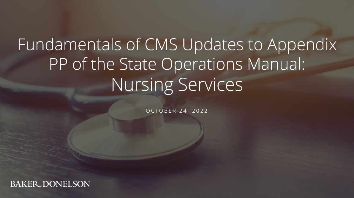 Fundamentals of CMS Updates to Appendix PP of the State Operations ...