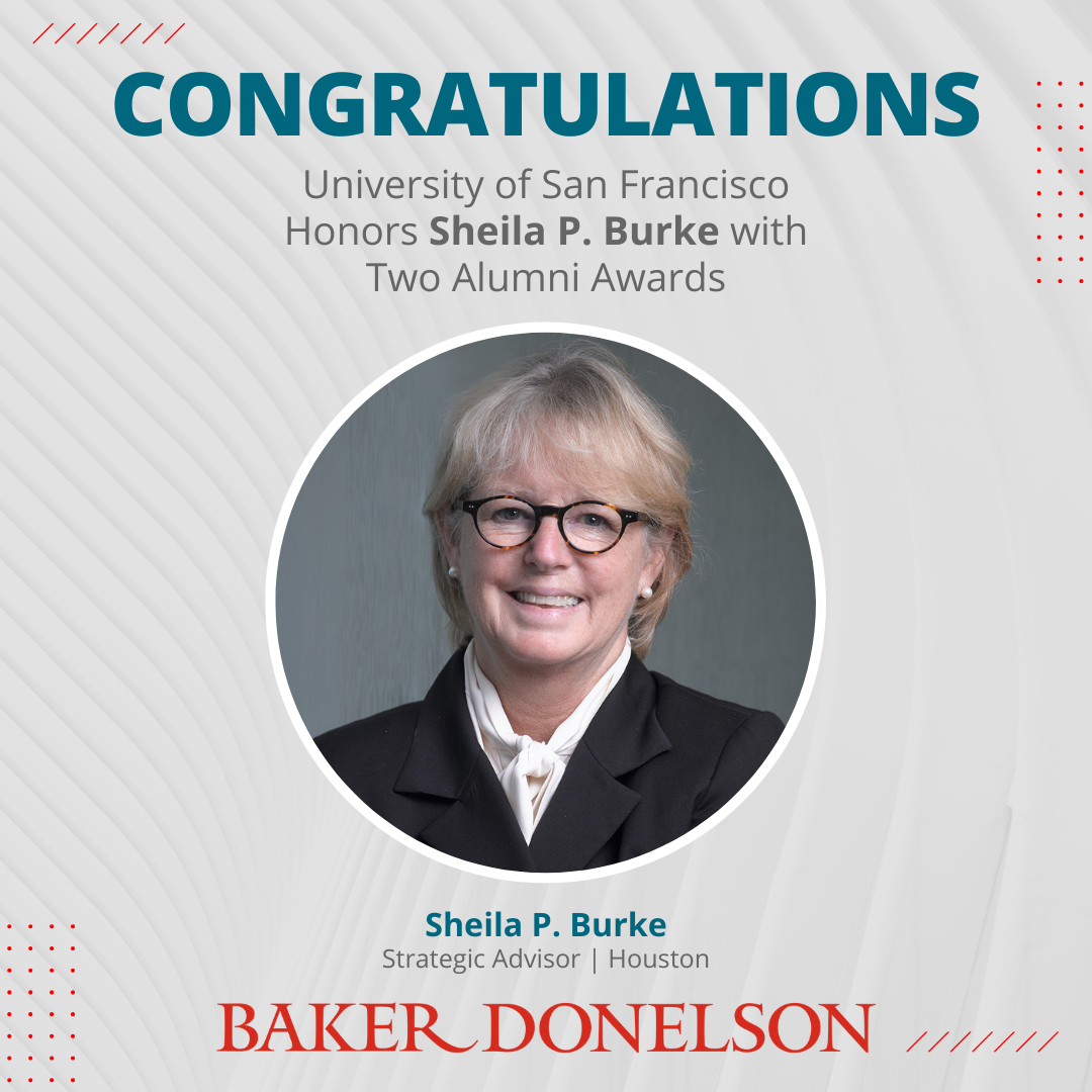 University of San Francisco Honors Sheila P. Burke with Two Alumni Awards | Baker Donelson
