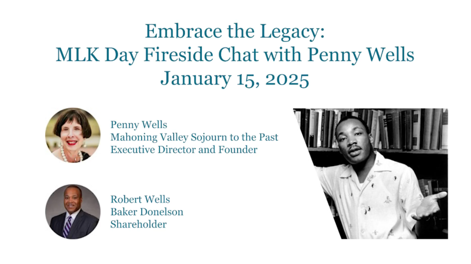 Embrace the Legacy: MLK Day Fireside Chat with Penny Wells | Baker Donelson