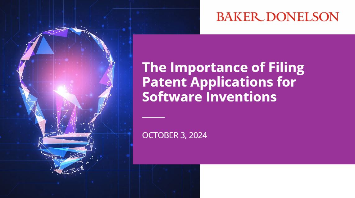 The Importance of Filing Patent Applications for Software Inventions ...