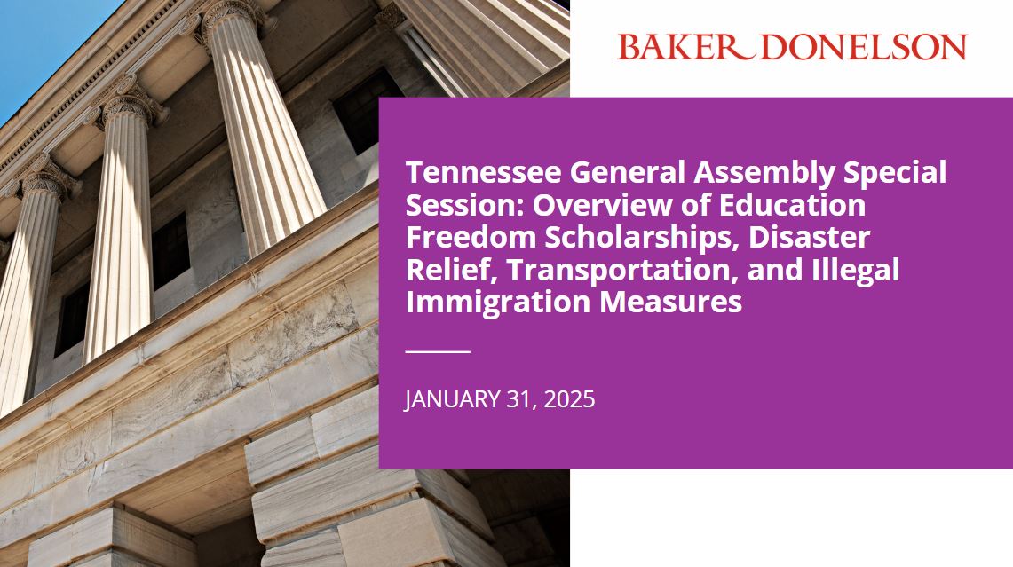 Tennessee General Assembly Special Session: Overview of Education ...