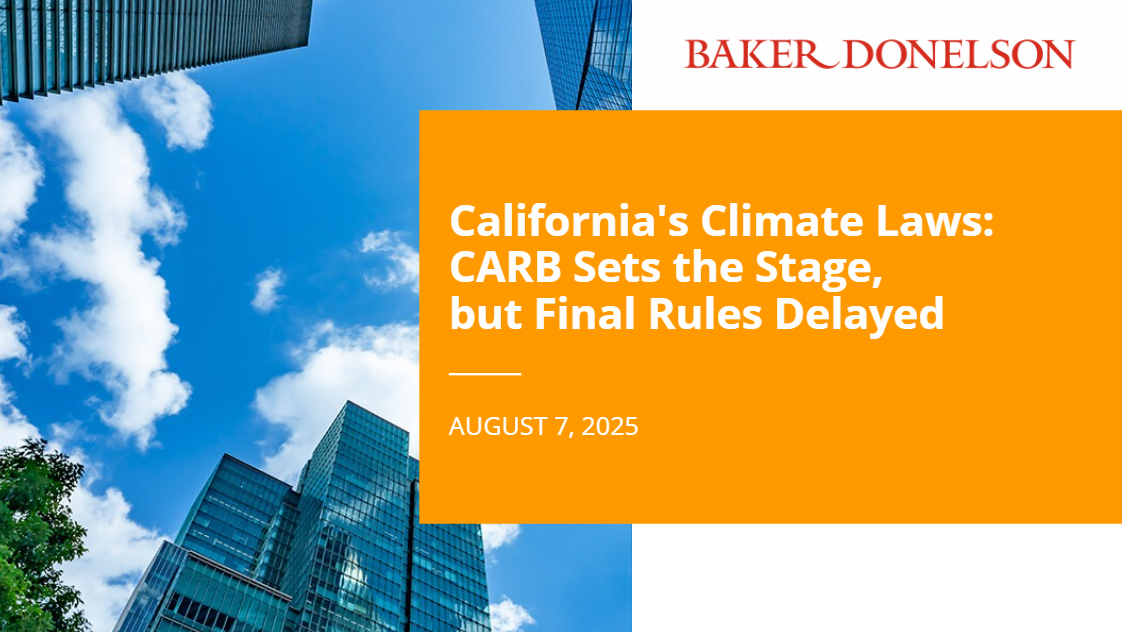 California's Climate Laws: CARB Sets the Stage, but Final Rules Delayed ...